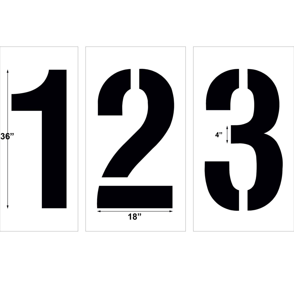 Number Stencil Kit - Newstripe