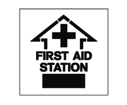FIRST AID STATION Stencil - Newstripe
