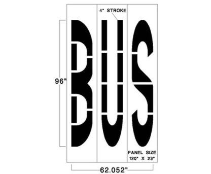 Federal BUS Stencil - Newstripe