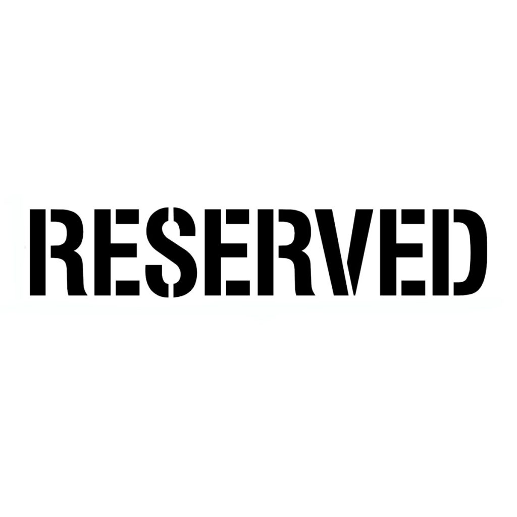 RESERVED Stencil - Newstripe